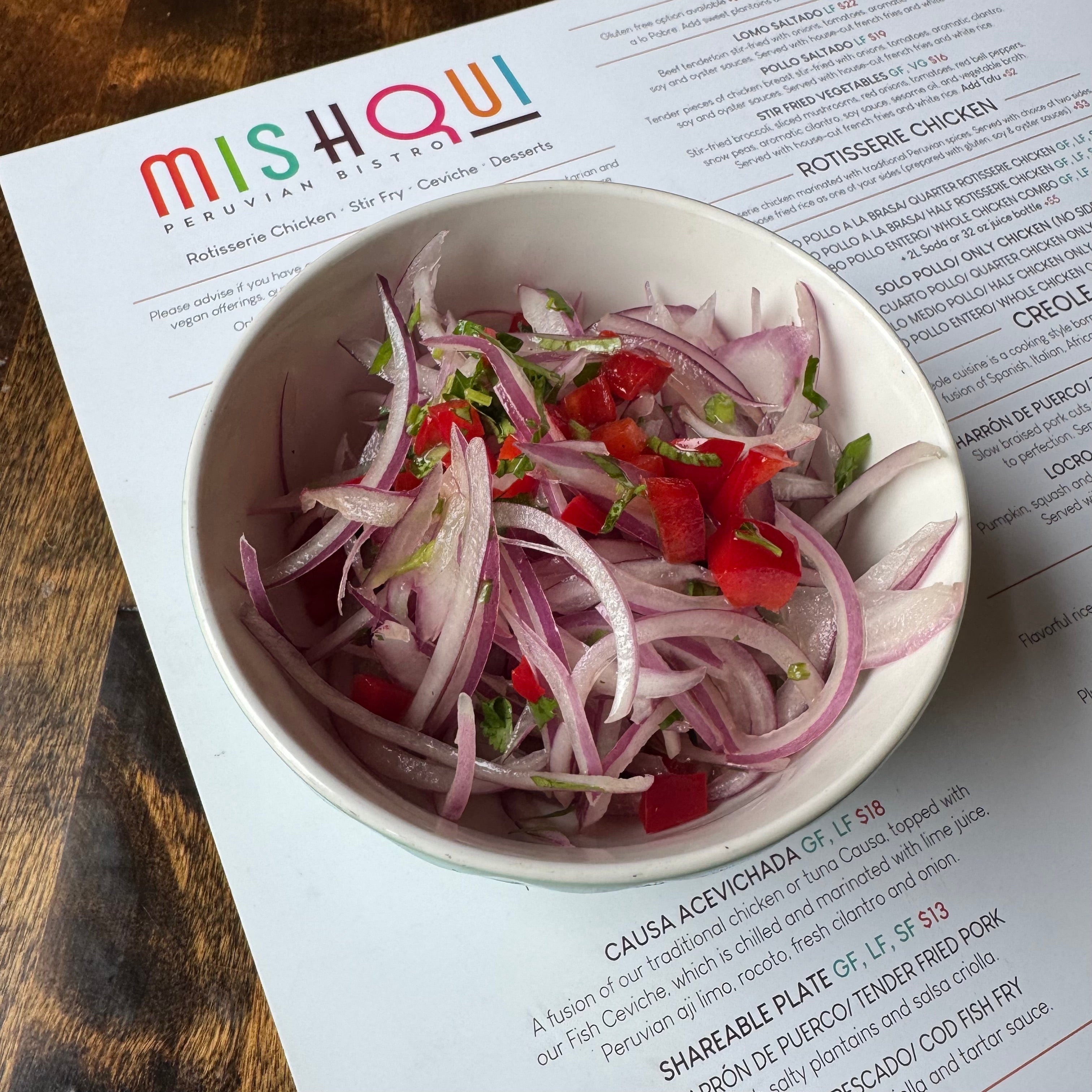 Side | Salsa Criolla | Mishqui Peruvian Bistro